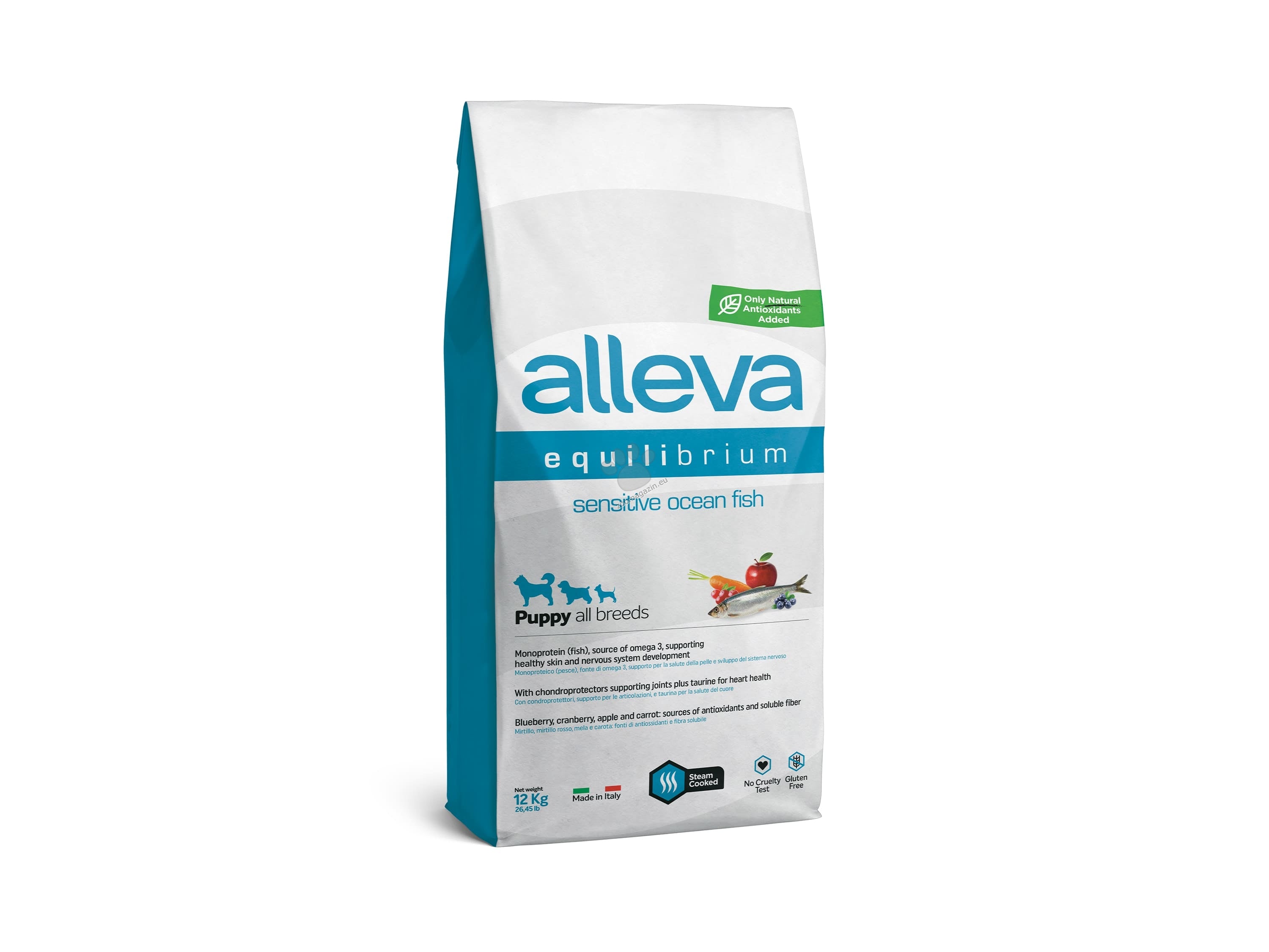 Alleva Equilibrium Puppy All Breeds Sensitive Ocean Fish - пълноценна ...