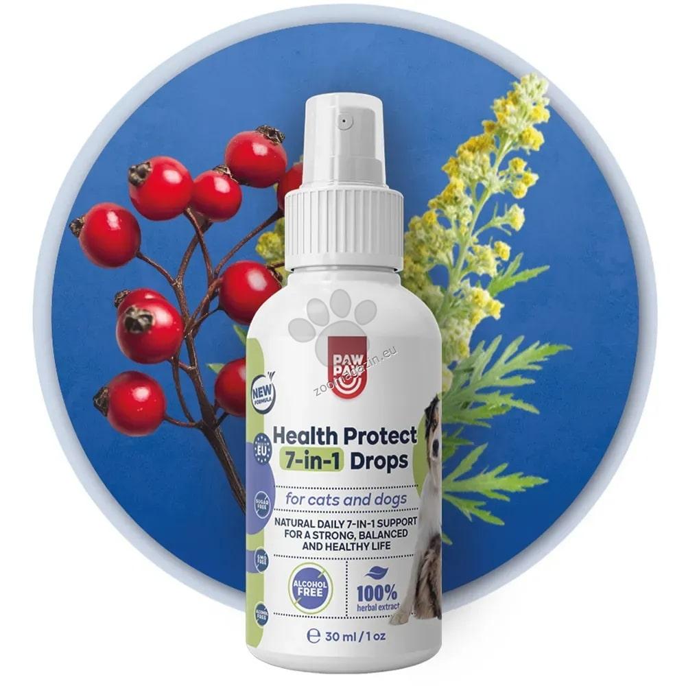 Paw2Paw Health Protect 7-in-1 Drops - всекидневна формула със 7 посоки ...