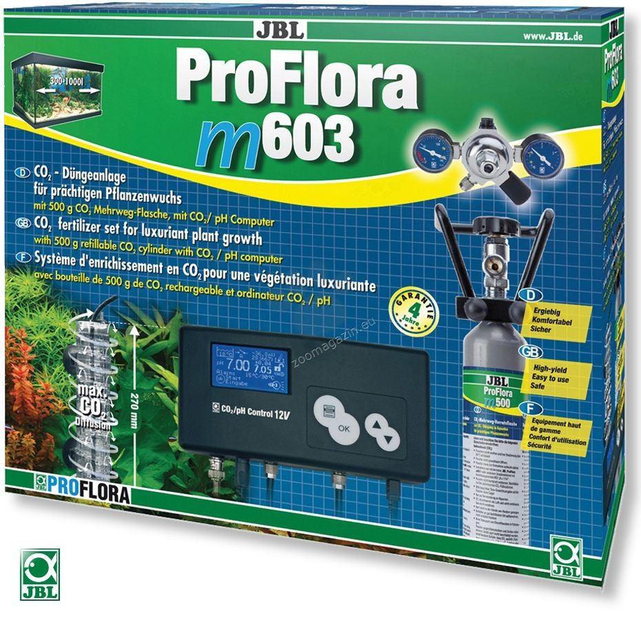 JBL ProFlora m603 - професионална система за въглероден двуокис с бути ...