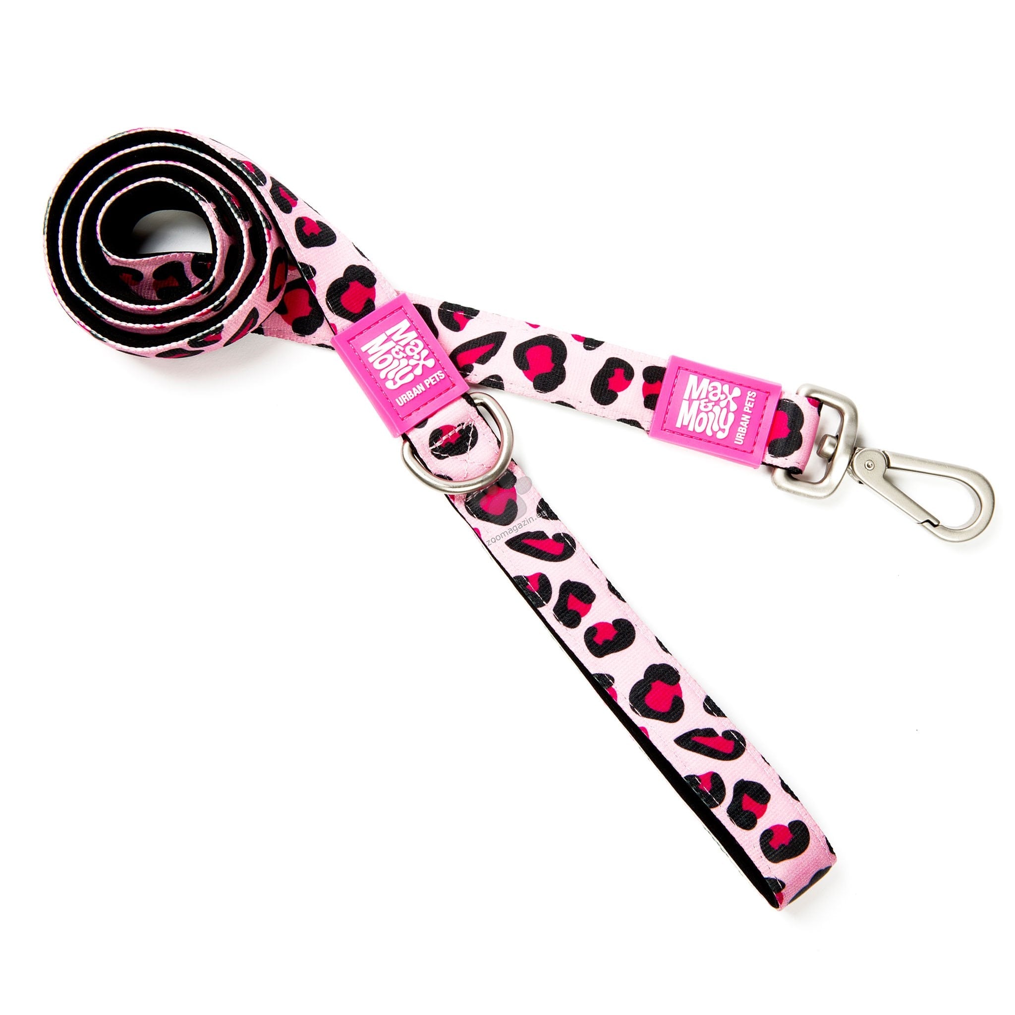 Max Molly Short Leash Leopard - повод 120 см - Зоомагазин Д-р Стефанов