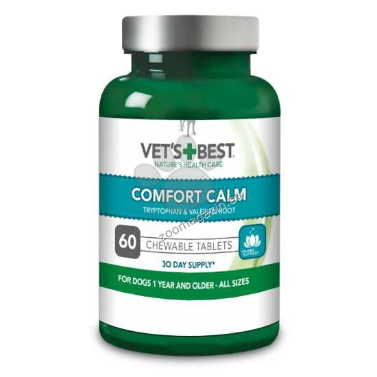 Vets Best Comfort Calm - успокояващи таблетки за кучета 60 броя ...