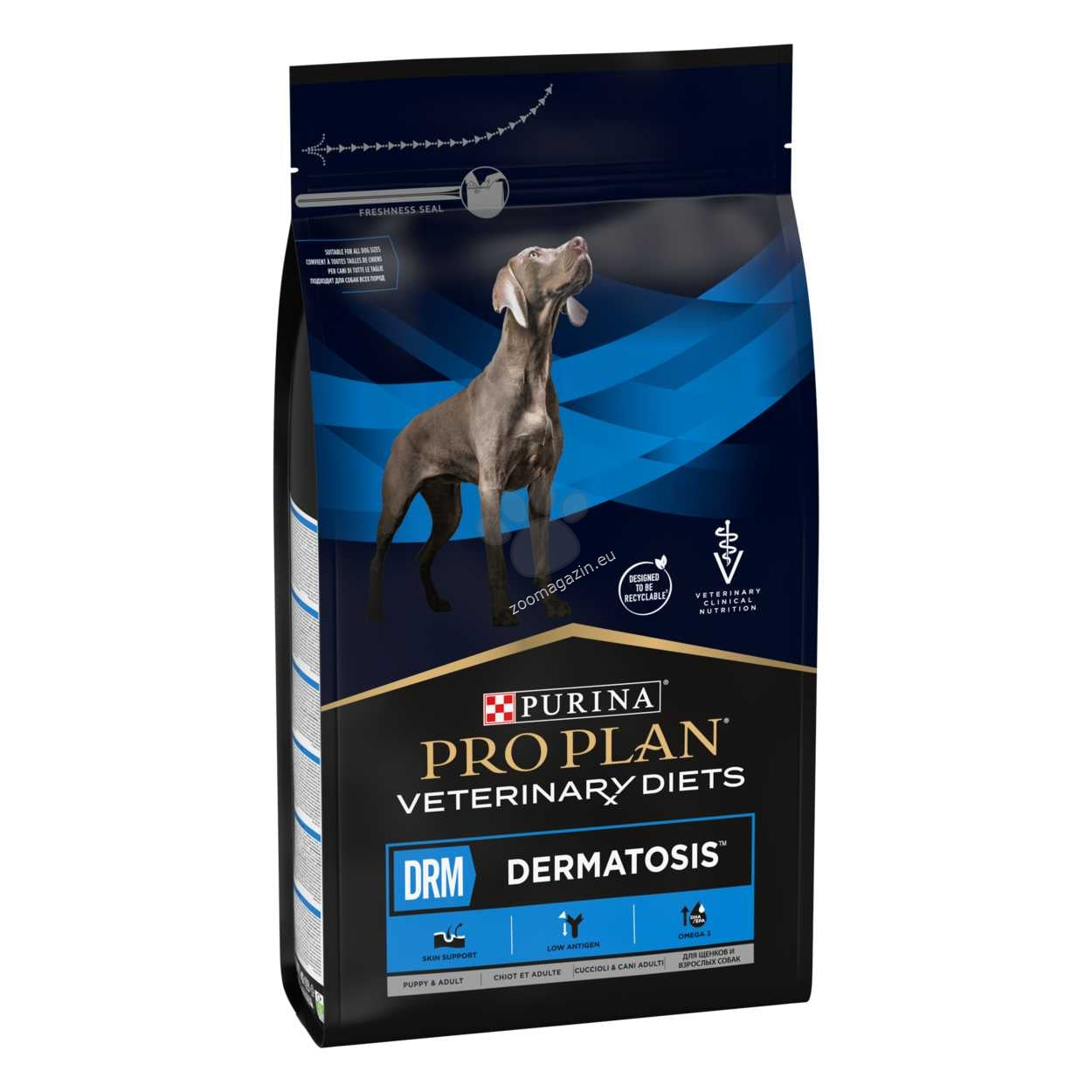 Purina Dermatosis DRM - лечебна храна при кожни заболявания 3 кг ...