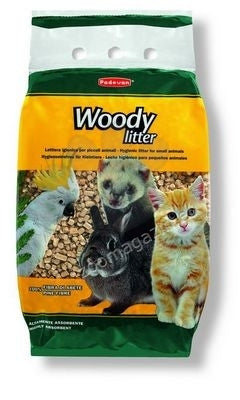 Padovan Woody litter - пресовани борови стърготини 10л. - Нечовешки магазин