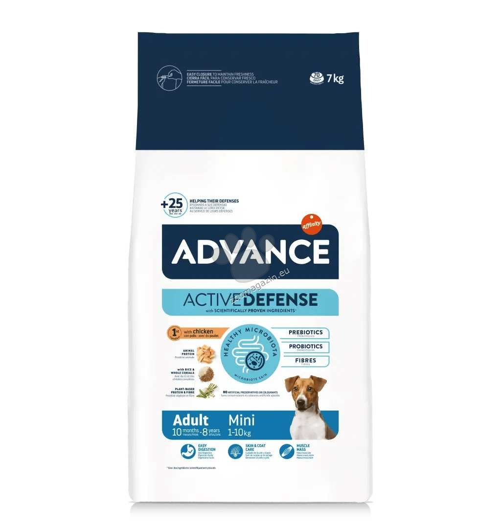 Advance Dog Adult Mini - за кучета над 10 месеца, малки породи до 10 к ...