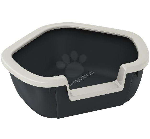 Ferplast - Dama - открита ъглова тоалетна 57,5 / 51,5 / 22 cm ...