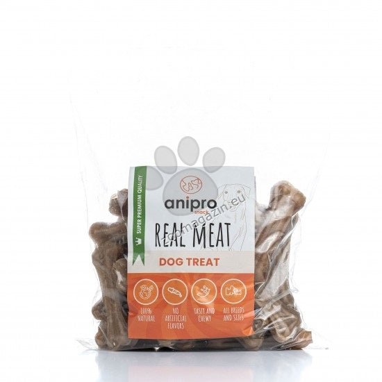 Anipro - кокал от телешка кожа 11см, 25 - 30 г, (40 бр./пакет ...