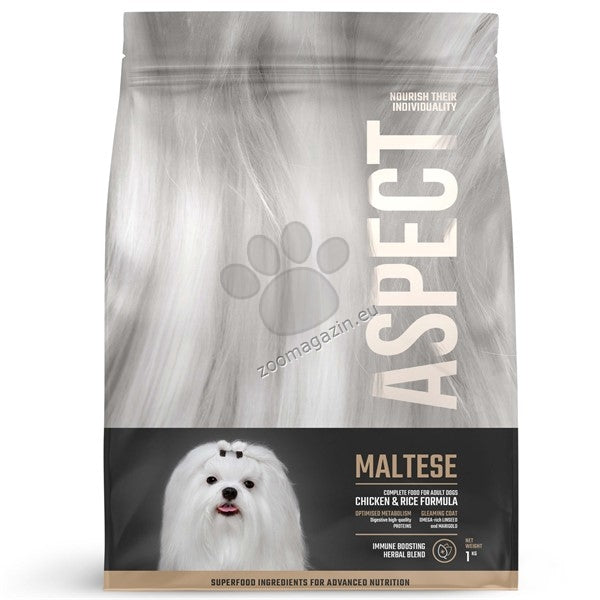 Aspect Maltese Chicken and Rice - суха храна за кучета от порода Малти ...
