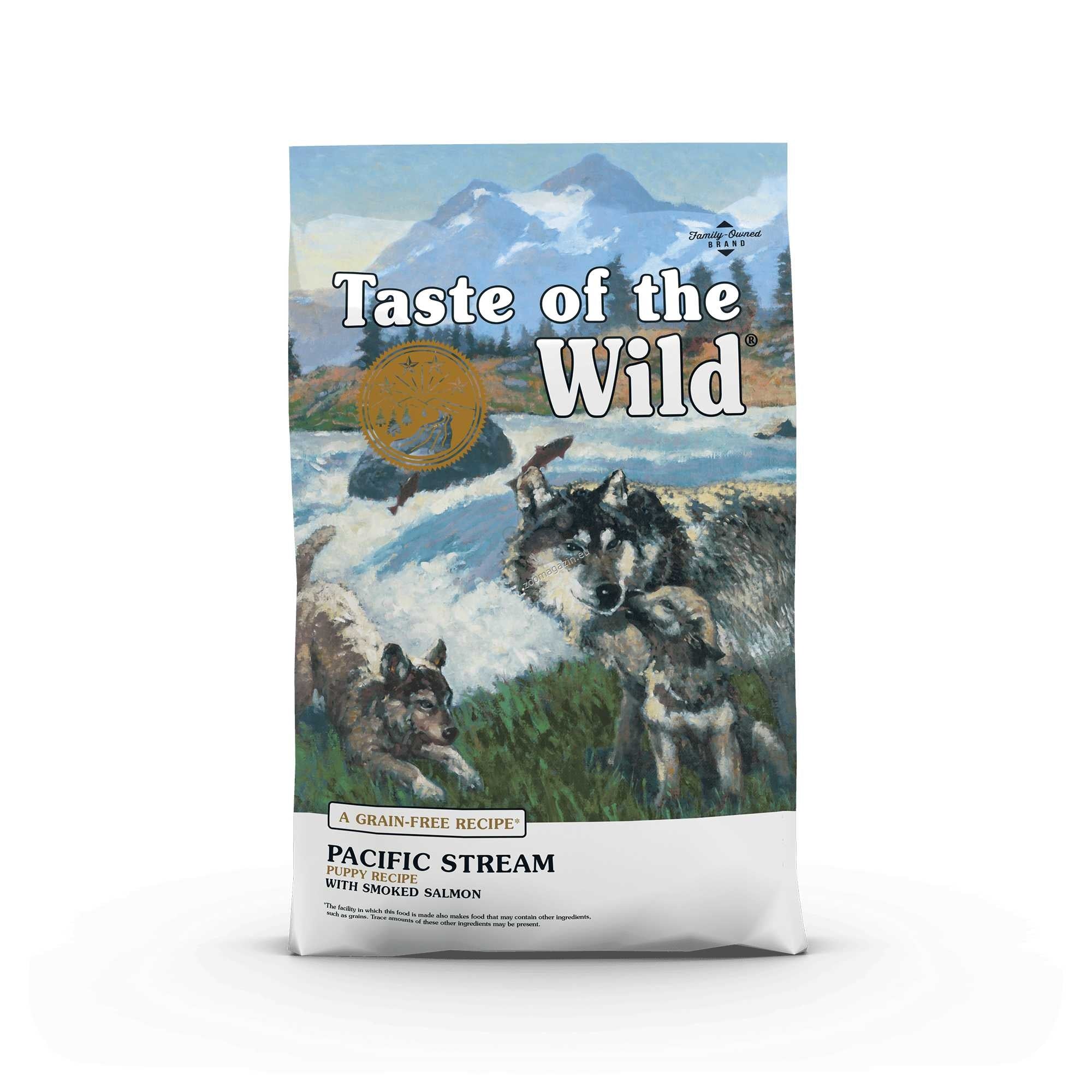 Taste of the Wild Pacific Stream Puppy with Smoked Salmon - храна с пу ...