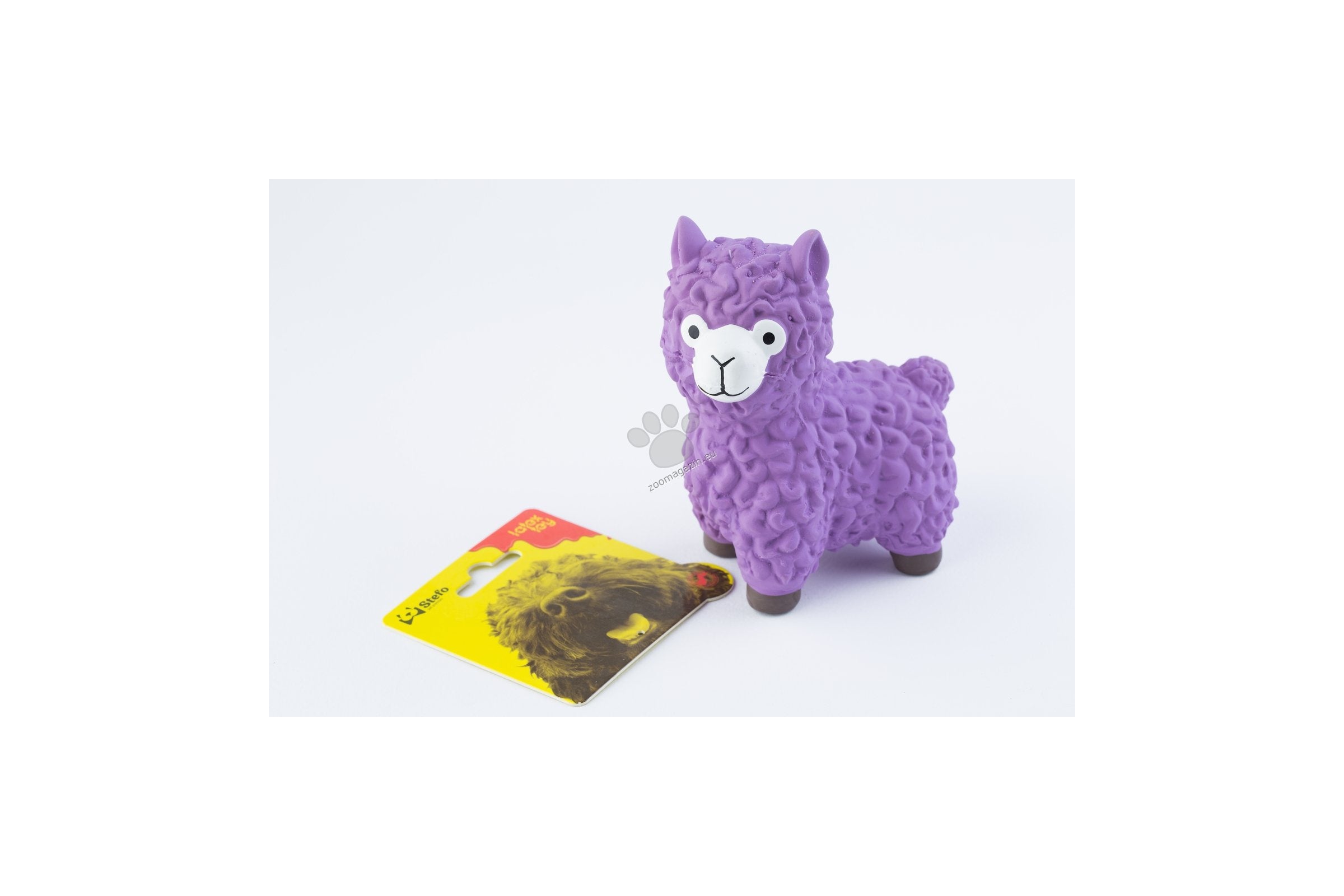 Stefo Latex Llama - латексова играчка за куче 13 см - Нечовешки магазин
